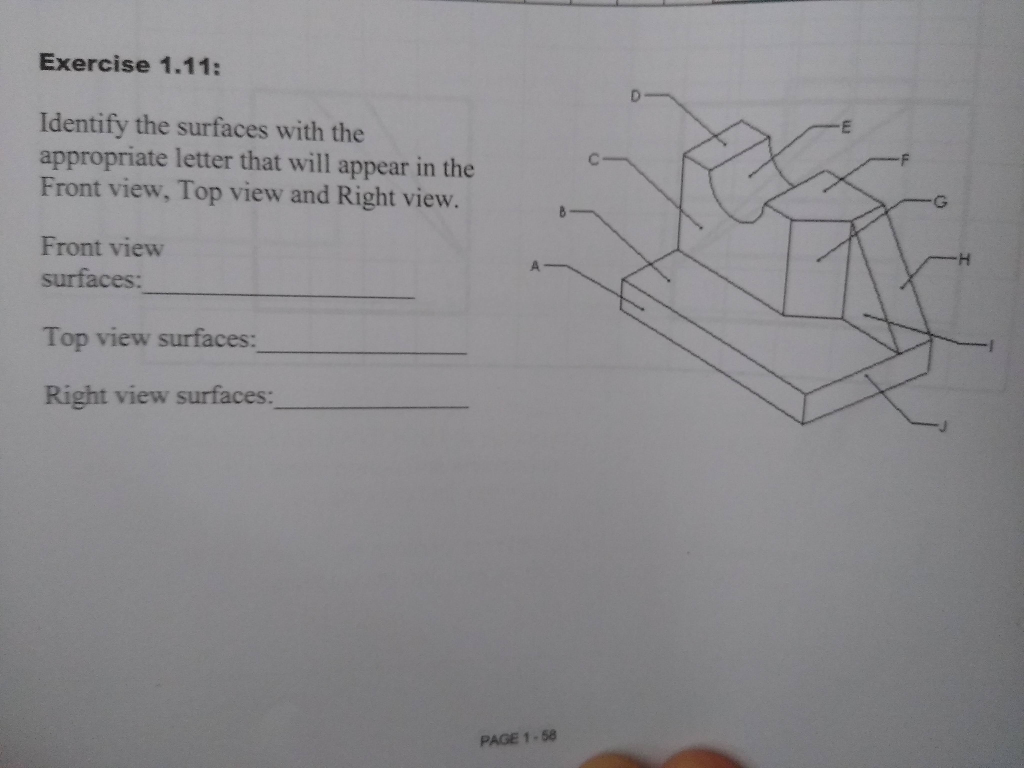 Solved Exercise 1.11: Identify the surfaces with the | Chegg.com
