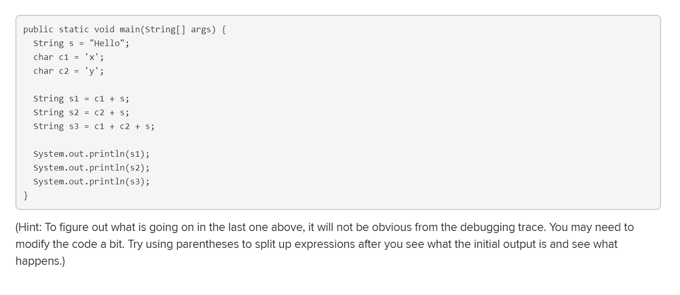 More Bugs Now that you have seen how to use the | Chegg.com
