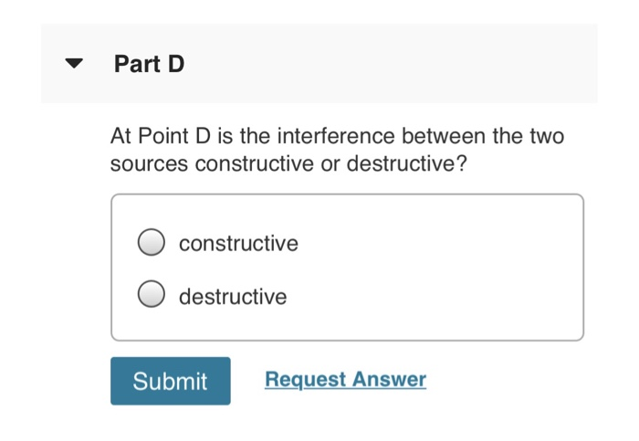 Solved Constructive and Destructive Interference Conceptual | Chegg.com