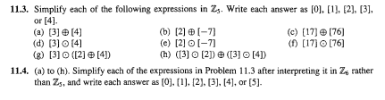 Solved 11.3. Simplify each of the following expressions in | Chegg.com