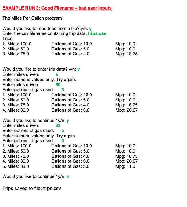 Solved Demonstrate basic knowledge of Python and writing to | Chegg.com