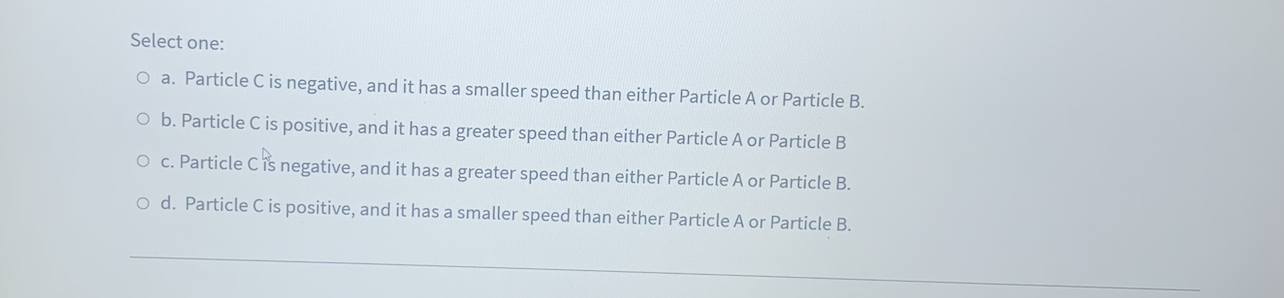 Solved Suppose particles A, B, and C in the following figure | Chegg.com