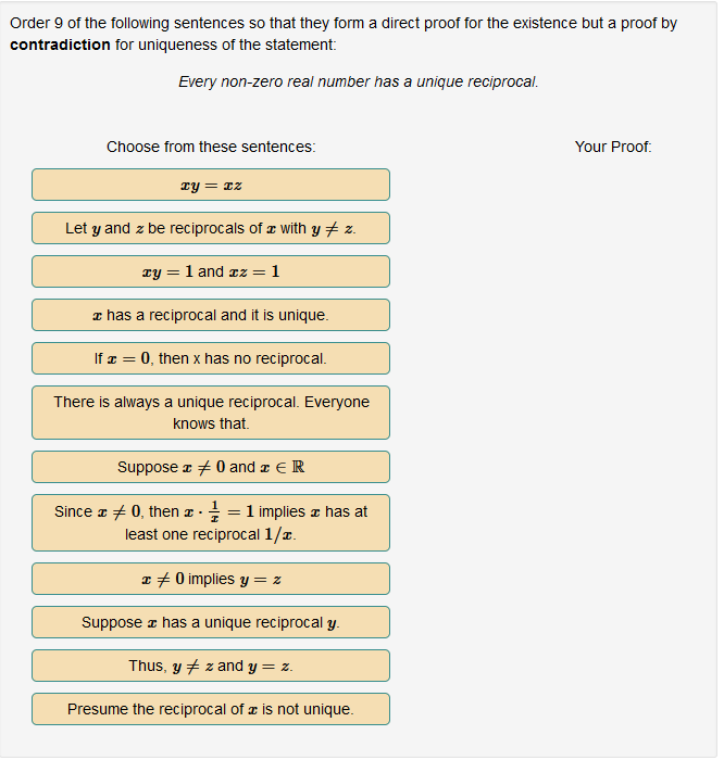Solved Mathematical Proofs : Proof ContradictionEvery | Chegg.com