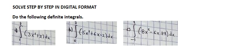 Solved SOLVE STEP BY STEP IN DIGITAL FORMAT Do the following | Chegg.com