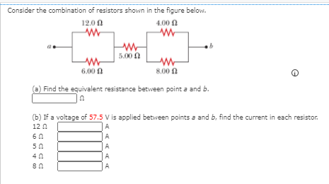 Solved Consider the combination of resistors shown in the | Chegg.com