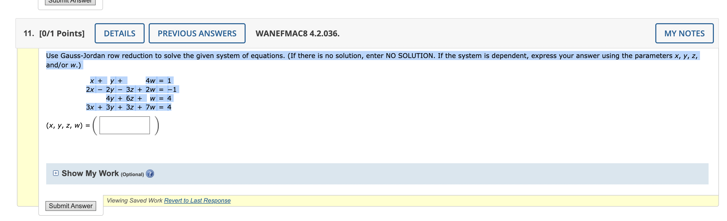 Solved [0/1 Points] WANEFMAC8 4.2.036. and/or w.) | Chegg.com