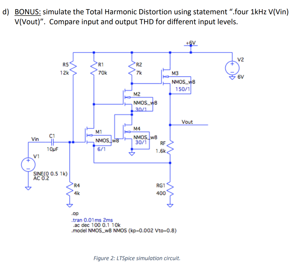 Solved Problem 7 requires SPICE simulations using LTSpice | Chegg.com