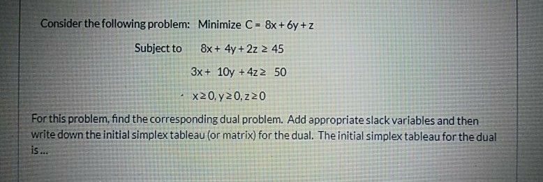 Solved Suppose you are attempting to solve a standard | Chegg.com