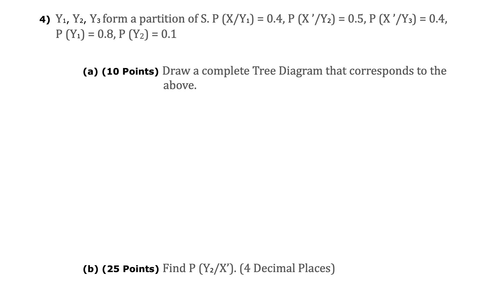 Solved Y1,Y2,Y3 form a partition of | Chegg.com