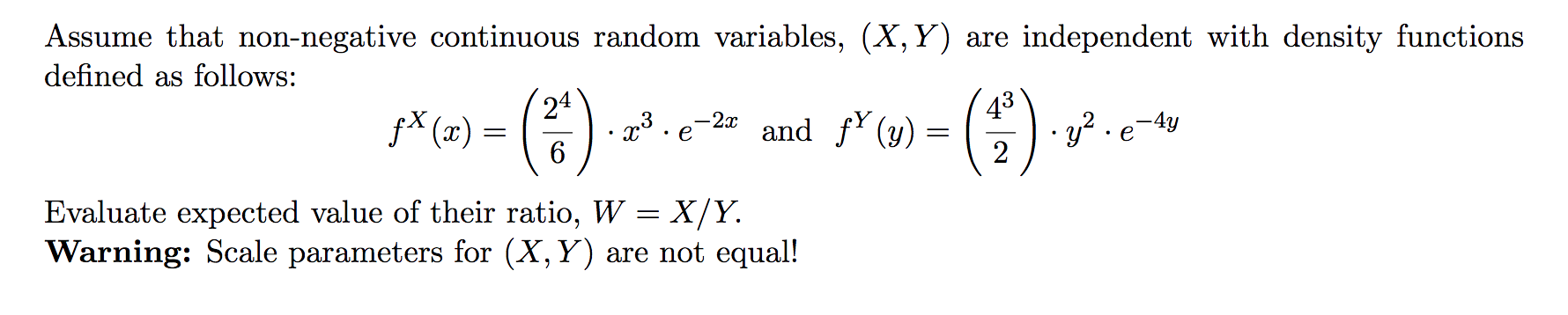 Solved Assume that non-negative continuous random variables, | Chegg.com