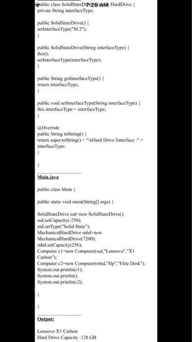 Solved public class Computer private String manufacturer; | Chegg.com