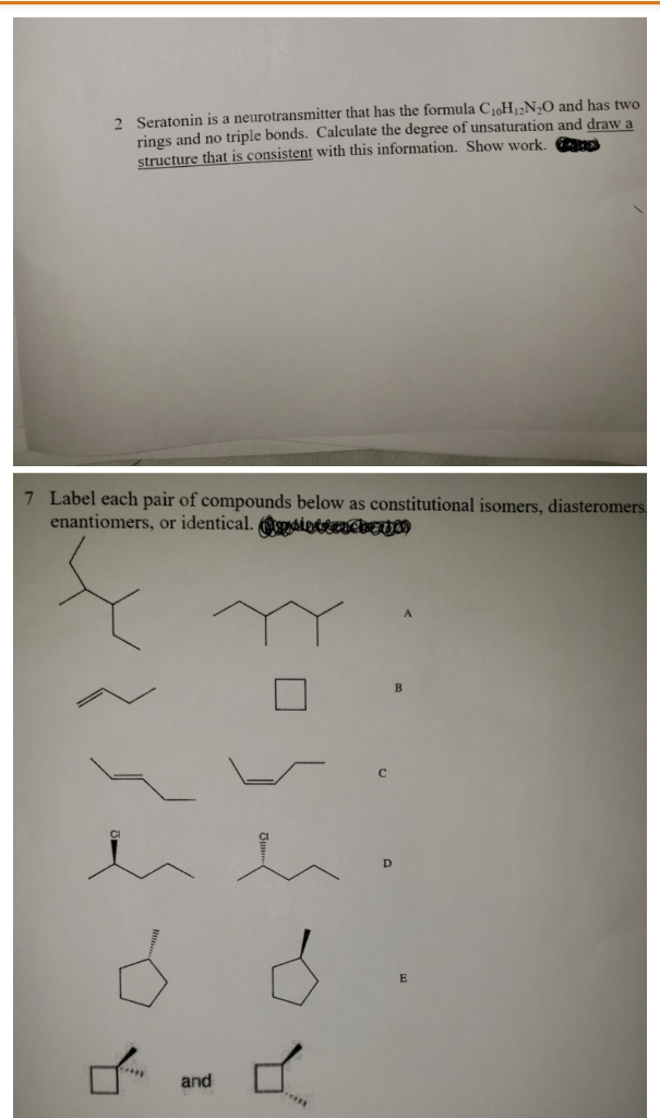 Solved 2 Seratonin is a neurotransmitter that has the | Chegg.com