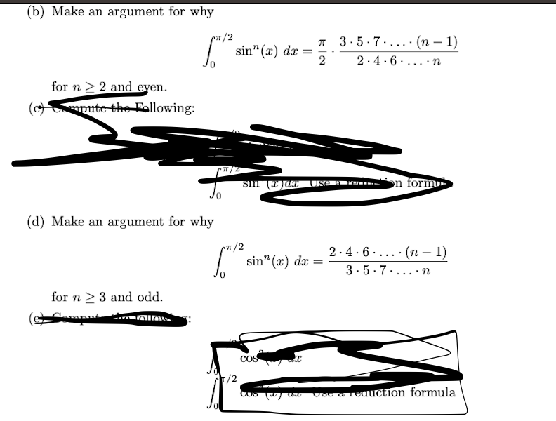 Solved (b) Make an argument for why | Chegg.com