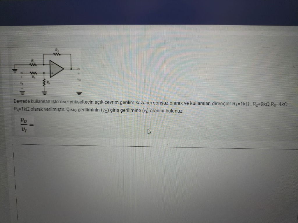 Solved After the open loop voltage gain of the operational | Chegg.com
