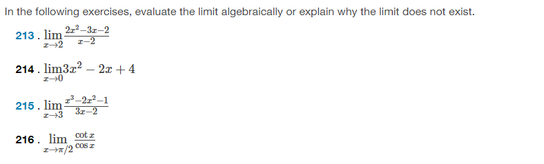 Solved In the following exercises, evaluate the limit | Chegg.com