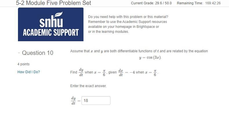 Solved 5-2 Module Five Problem Set Current Grade: 29.6/50.0 | Chegg.com