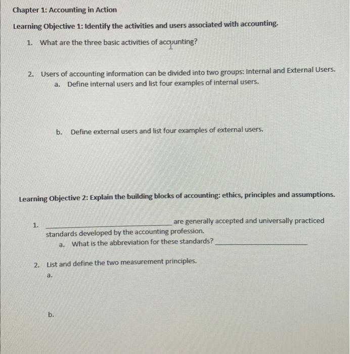 Solved Learning Objective 2: Explain the building blocks of | Chegg.com