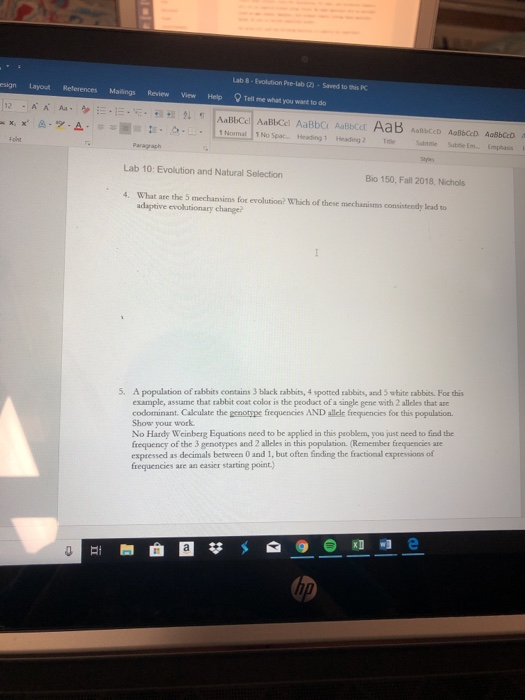 Solved Lab 8- Evolution Pre-lab (2) -Saved to this PC Design | Chegg.com