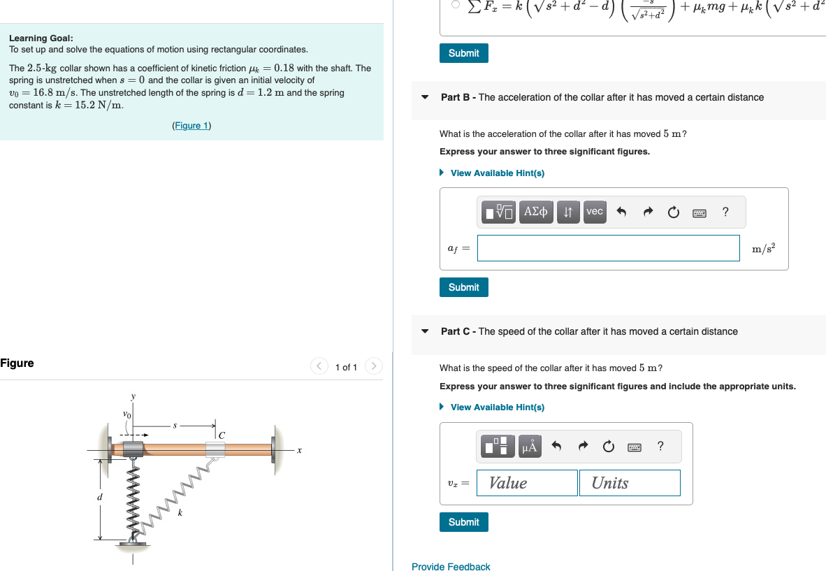 Solved Learning Goal:To set up and solve the equations of | Chegg.com