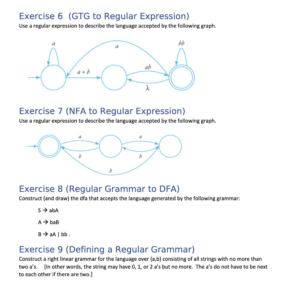 Solved Use a regular expression to describe the language | Chegg.com