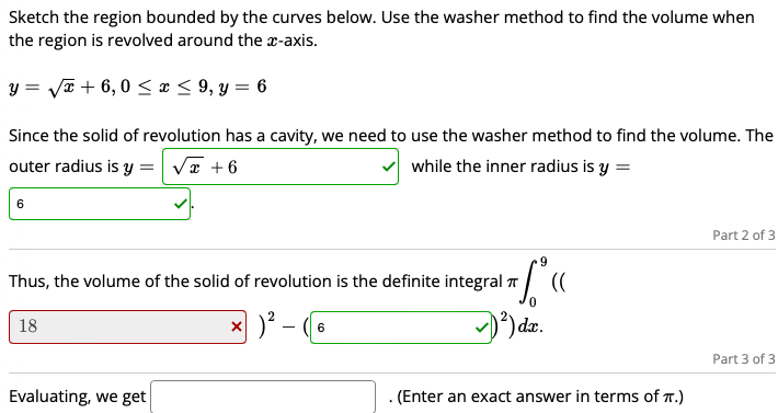 Solved Sketch the region bounded by the curves below. Use | Chegg.com