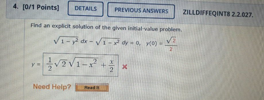 Solved FIND AN EXPLICIT SOLUTION OF THE INITIAL-VALUE | Chegg.com