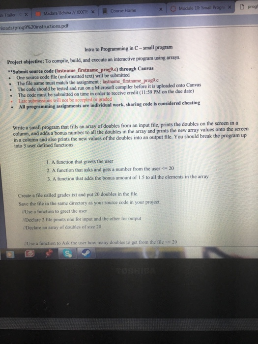 Solved Course Horne İF Trailer-OX | -: Madara Uchiha // | Chegg.com