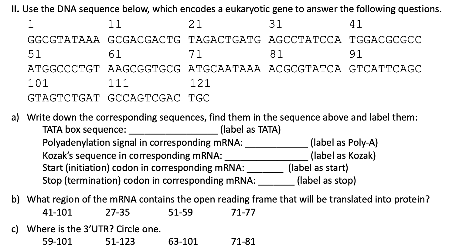 Solved a) Write down the corresponding sequences, find them | Chegg.com