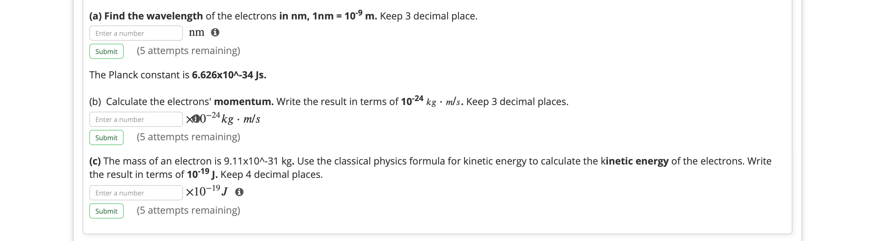 Solved Matter Waves - Double Slit Interference Previously we | Chegg.com