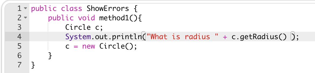 Solved What is wrong with the following program? | Chegg.com