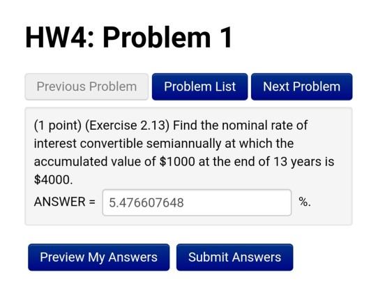 Solved HW4: Problem 1 Previous Problem Problem List Next | Chegg.com