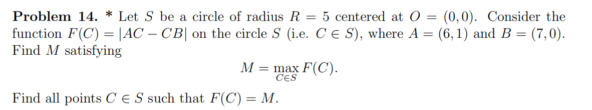 Solved Solve geometrically | Chegg.com
