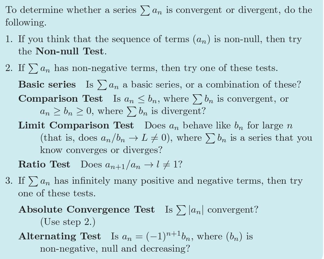 Solved ∑n=1∞3n3−2(−1)n+1n2To determine whether a series ∑an | Chegg.com
