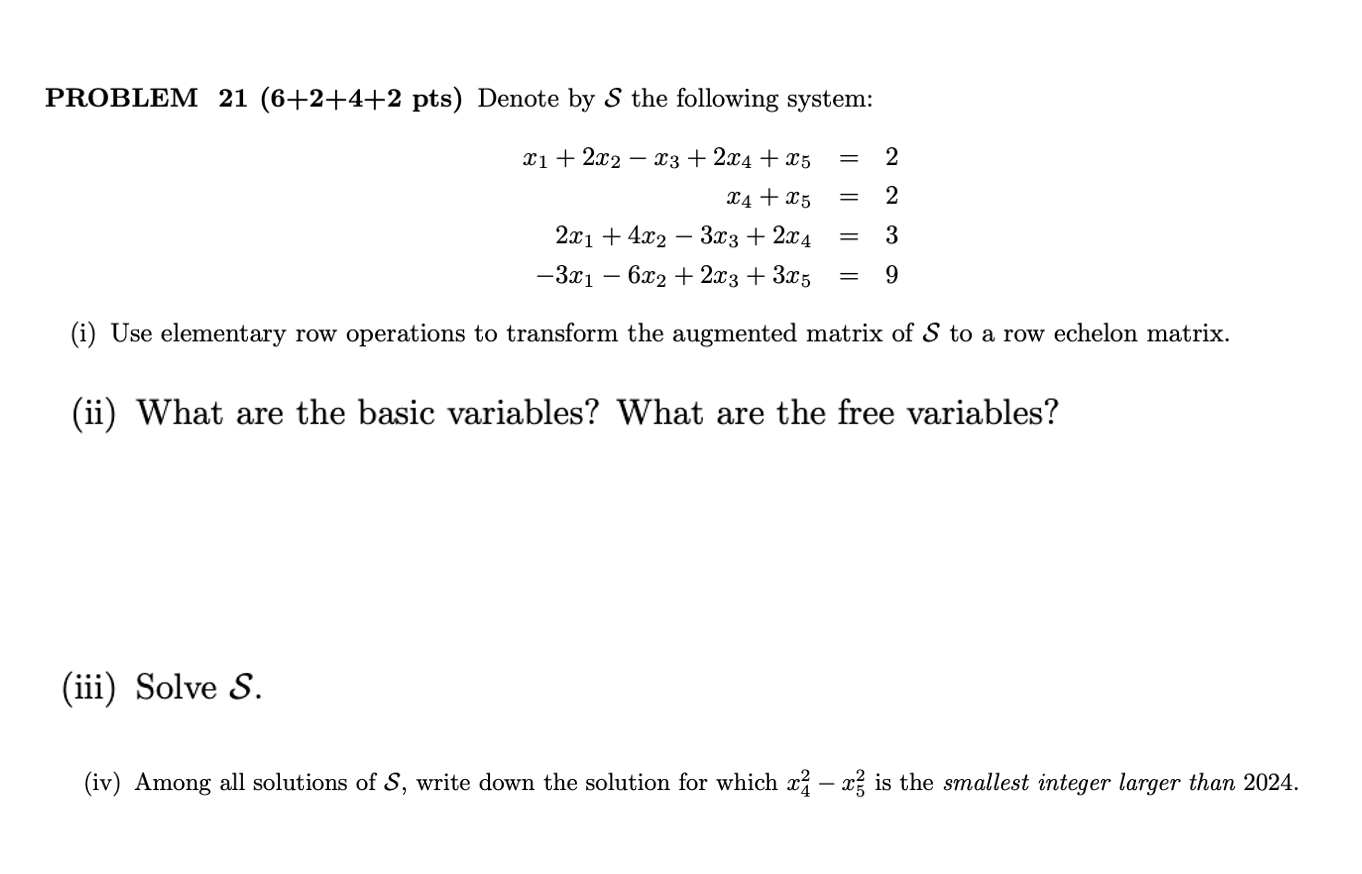 Solved PROBLEM ptsS ﻿the following | Chegg.com