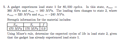 Solved 5. A gadget experiences load state 1 for 80,000 | Chegg.com