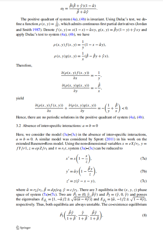 Solved 2 Model Formulation To study the predator-prey | Chegg.com