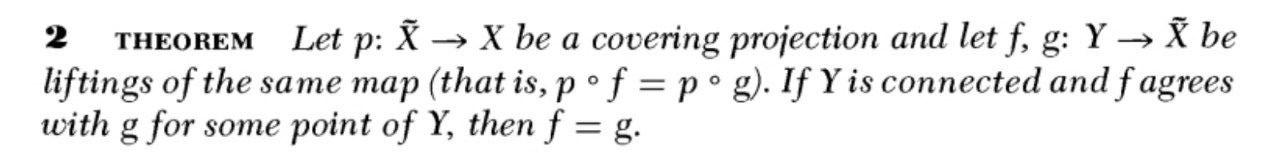 Solved 2 THEorem Let p:X~→X be a covering projection and let | Chegg.com
