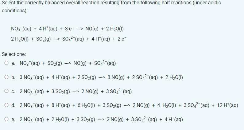 Solved If a redox reaction occured with the 2 redox couples | Chegg.com