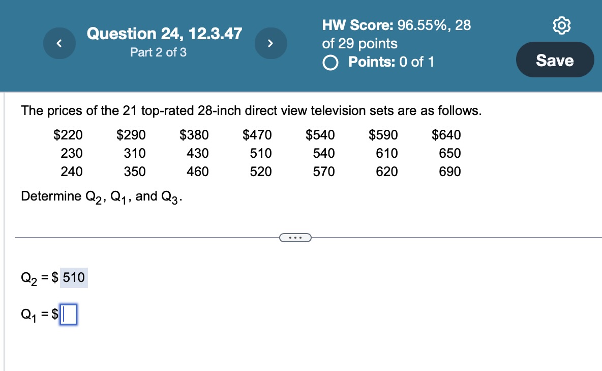 Solved Question 24, 12.3.47 HW Score: 96.55\%, 28 Part 2 of | Chegg.com