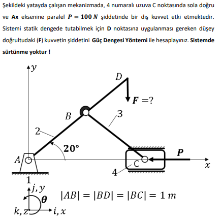 In the horizontal mechanism in the figure, the 4th | Chegg.com