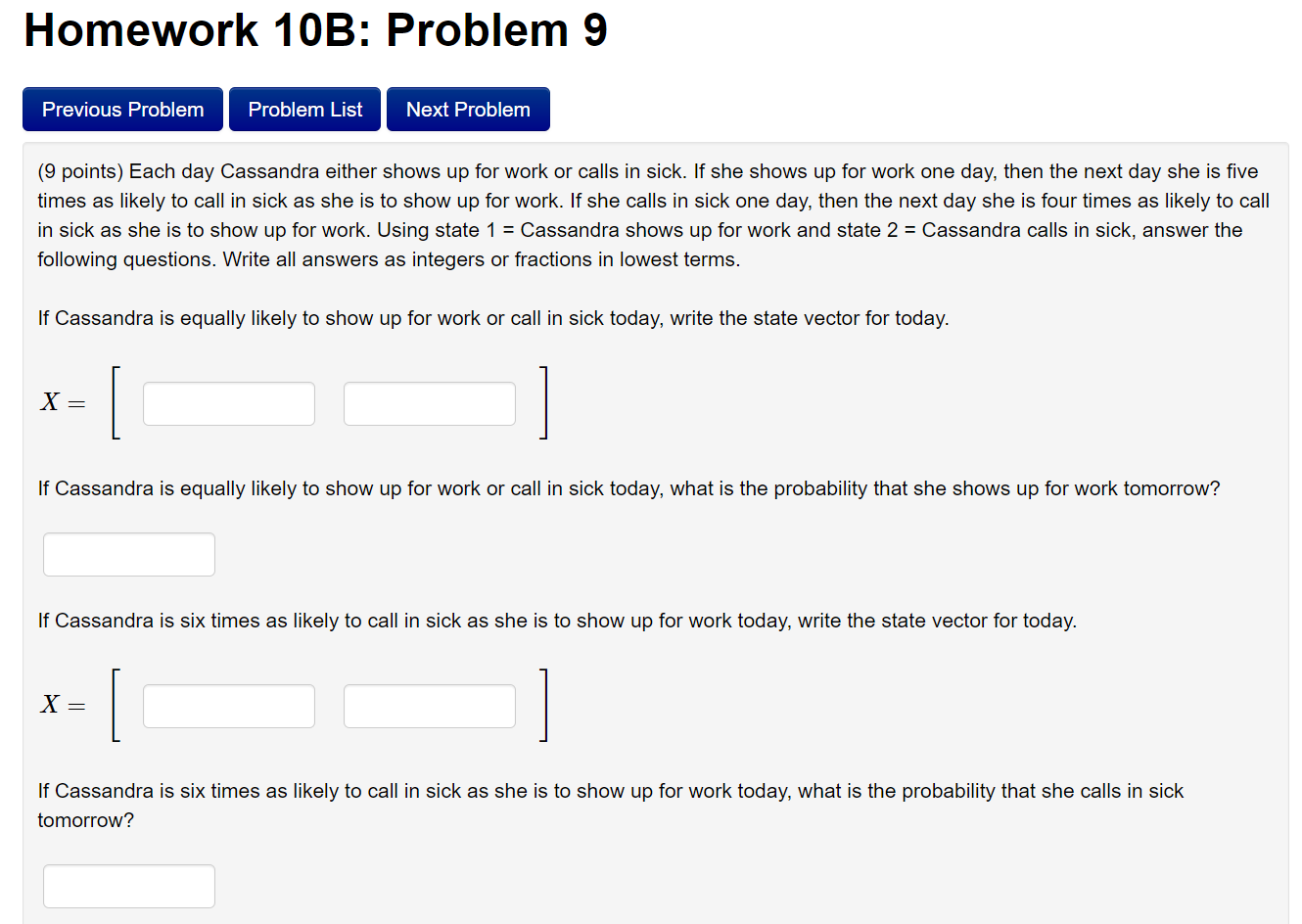 Solved Homework 10B: Problem 9 Previous Problem Problem List | Chegg.com