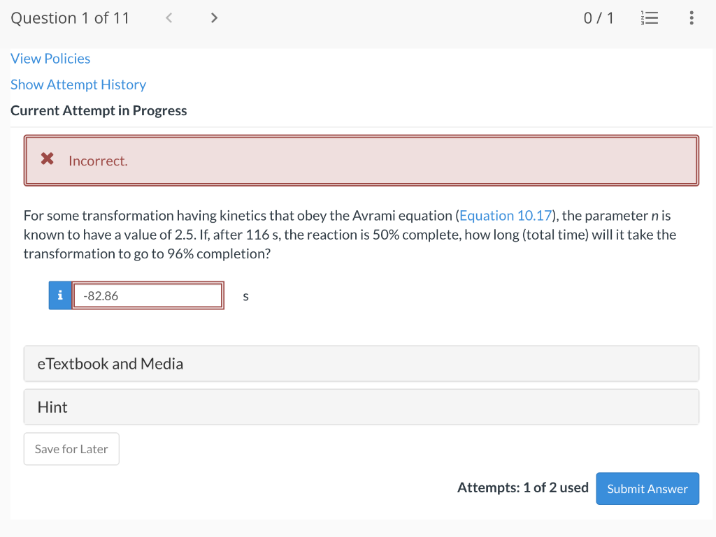 Solved View Policies Show Attempt History Current Attempt in | Chegg.com
