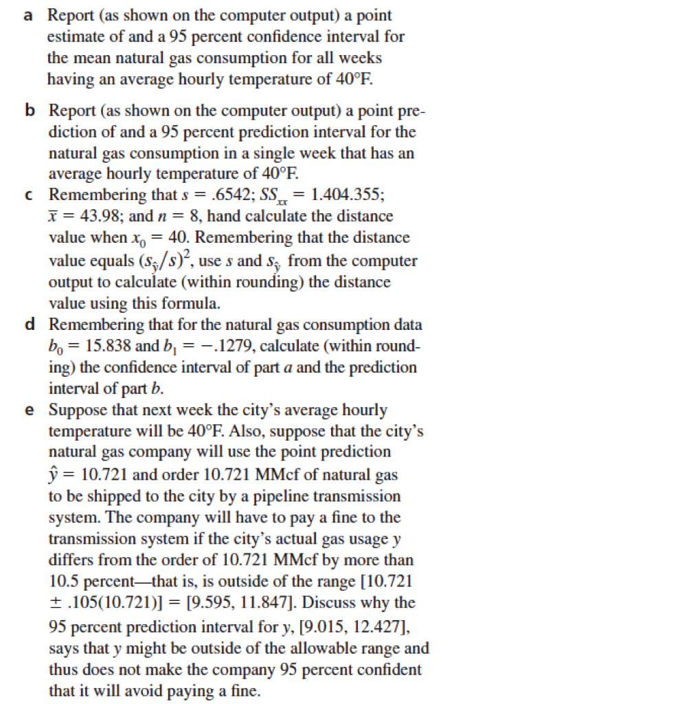 Solved The following partial regression output for the | Chegg.com