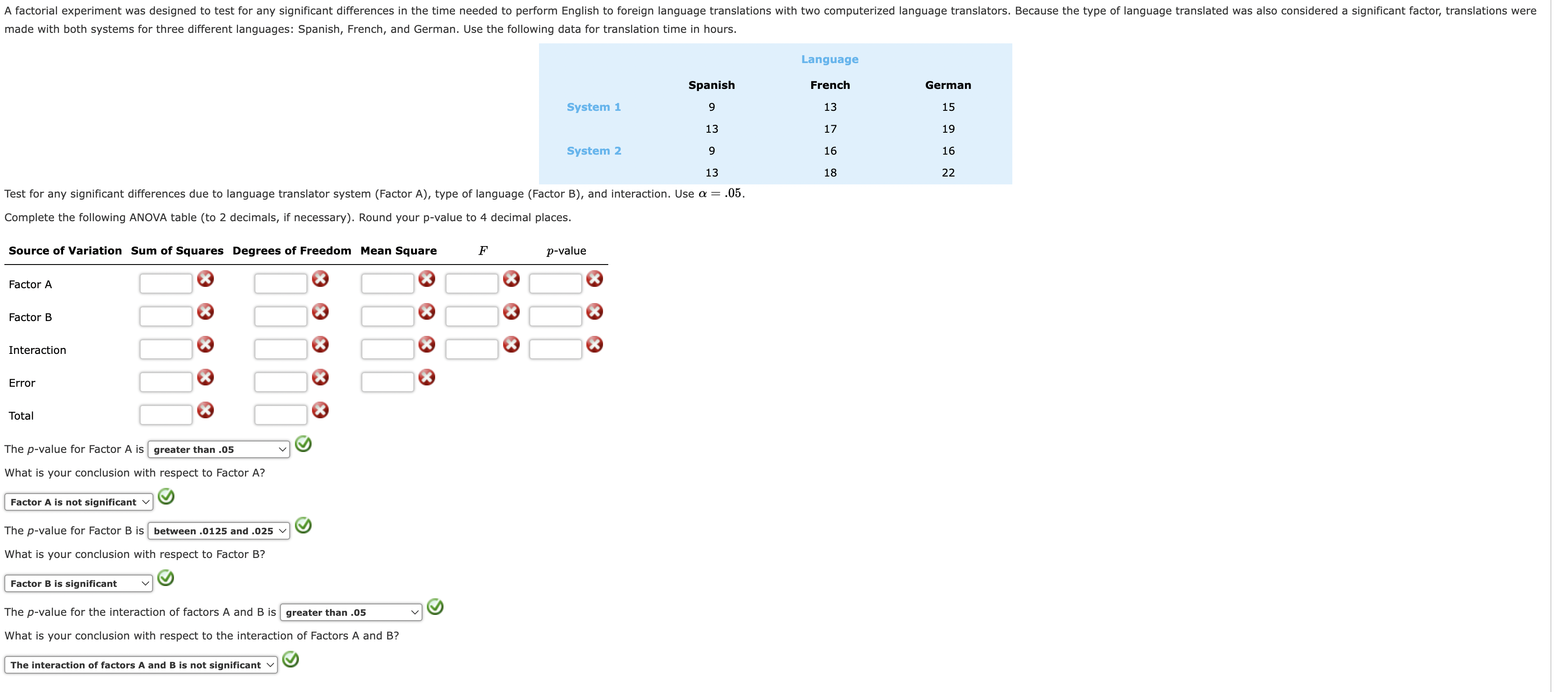 Solved made with both systems for three different languages: | Chegg.com
