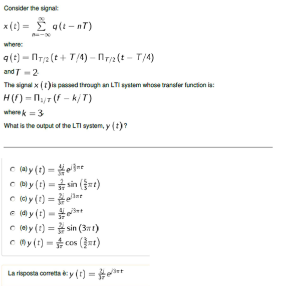 Solved Consider The Signal X T ∑n −∞∞q T−nt Where