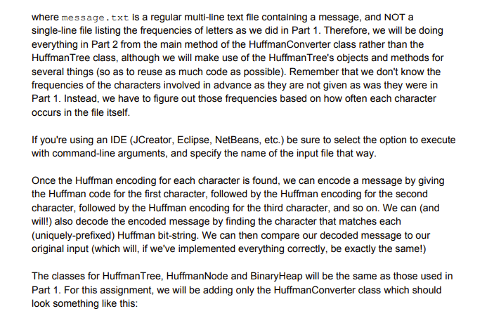 Solved Huffman Encoder Part 2: Encoding/Decoding In this two | Chegg.com