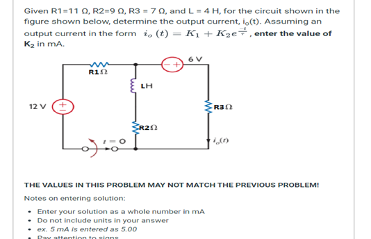 Solved Given R1=11Ω,R2=9Ω,R3=7Ω, and L=4H, for the circuit | Chegg.com