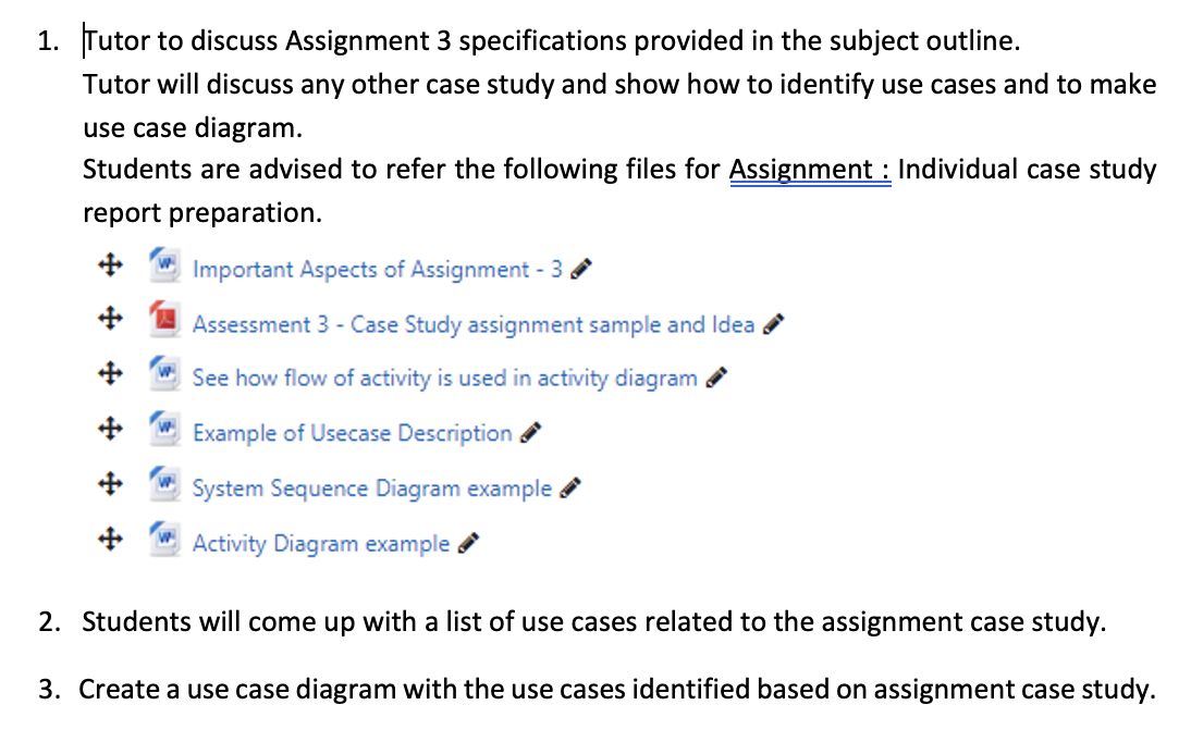 1. Tutor to discuss Assignment 3 specifications | Chegg.com
