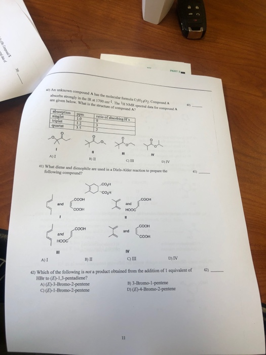 Solved o Predict tdhe major prodacks) of the following | Chegg.com