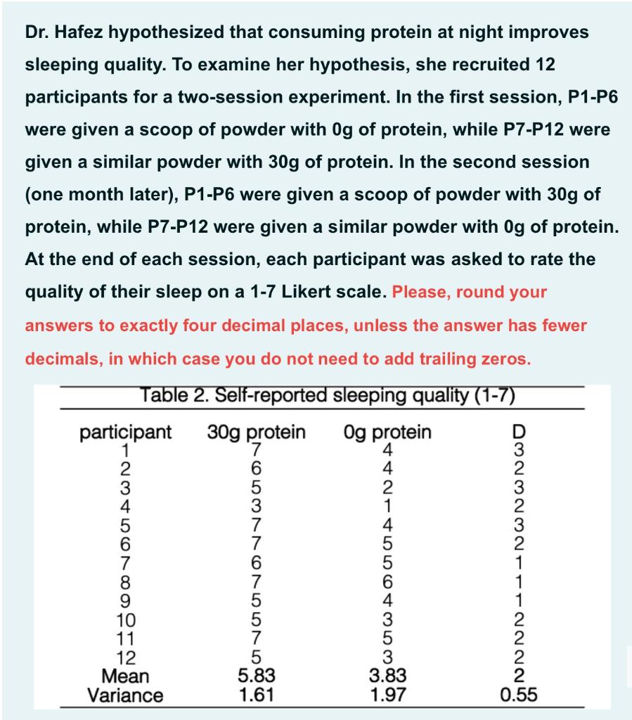 Solved From the chart below, please calculate the following: | Chegg.com